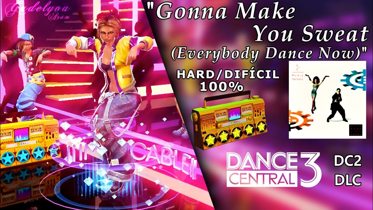 Gonna Make You Sweat (Everybody Dance Now) - Dance Central 3 | on Hard (100% Gold Stars) - YouTube