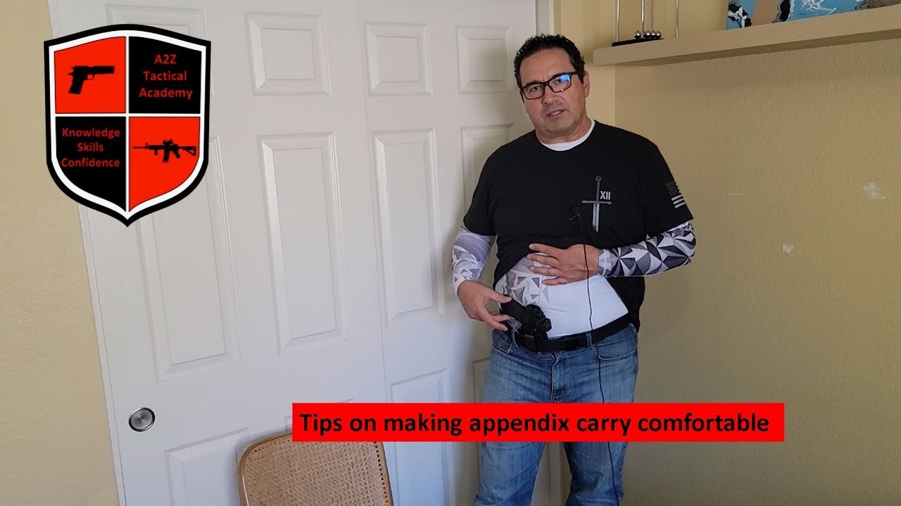 How to make appendix carry comfortable - YouTube