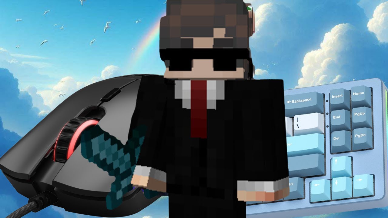 Best Minecraft Bedwars Asmr | Pika Network Bedwars | Thocky Keyboard ...