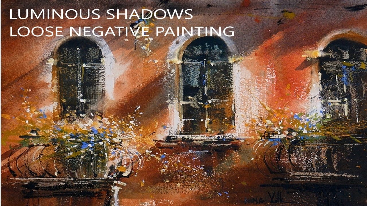 Loose Watercolor Painting Architecture How to Paint Luminous Shadows ...