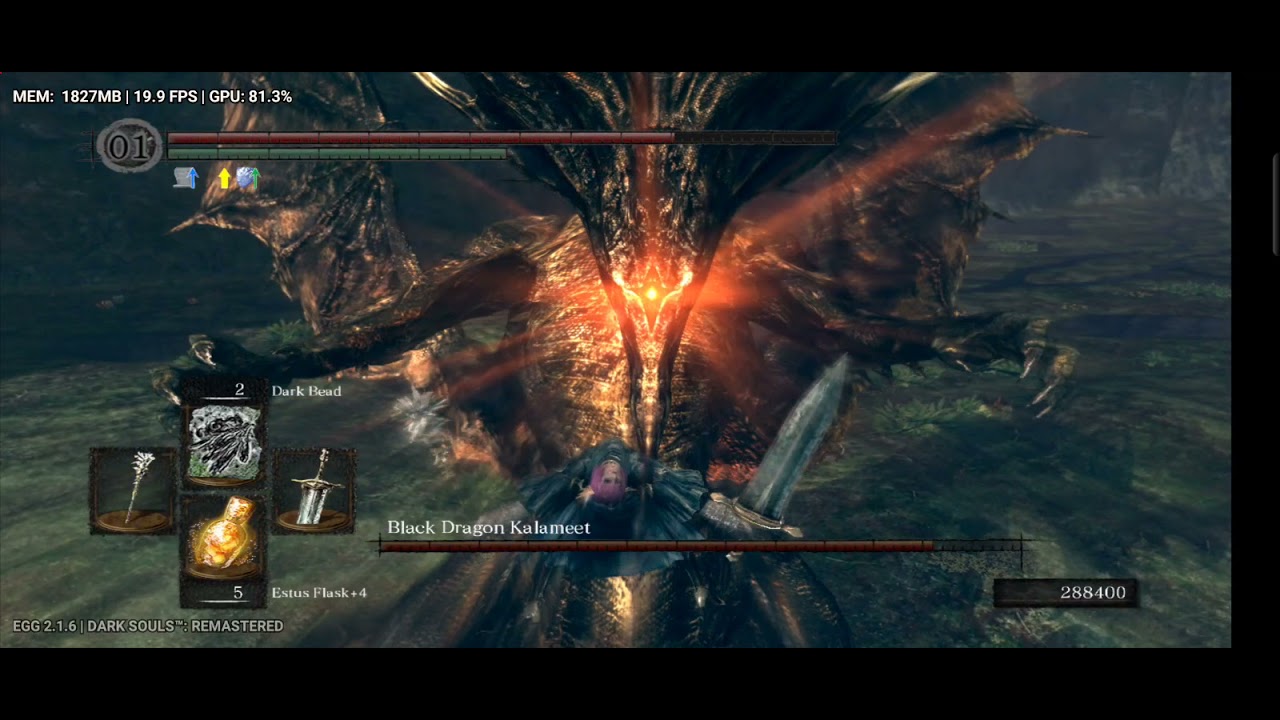Dark Souls for EGG NS android test 30 fps - YouTube