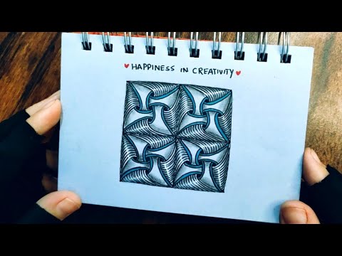 Art Therapy Series #96 | Relaxing Zentangle Art | Amazing Zentangle ...