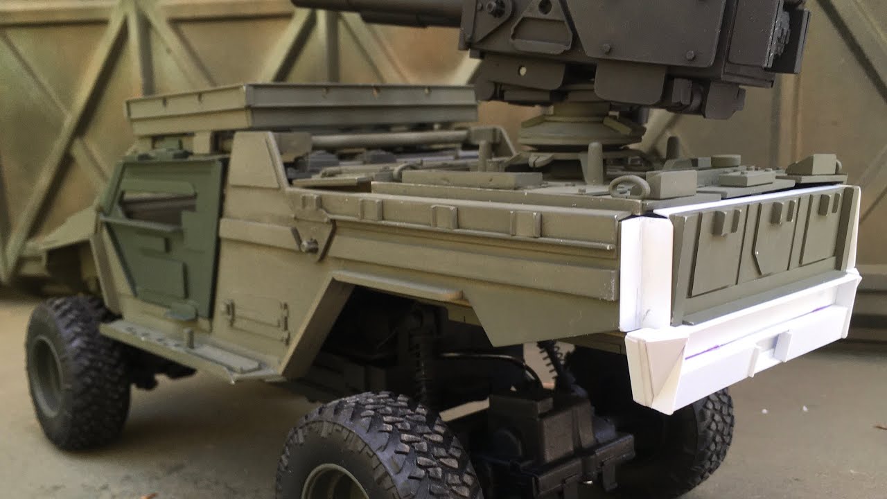 Quick update on the custom GI Joe VAMP rear bumper - YouTube