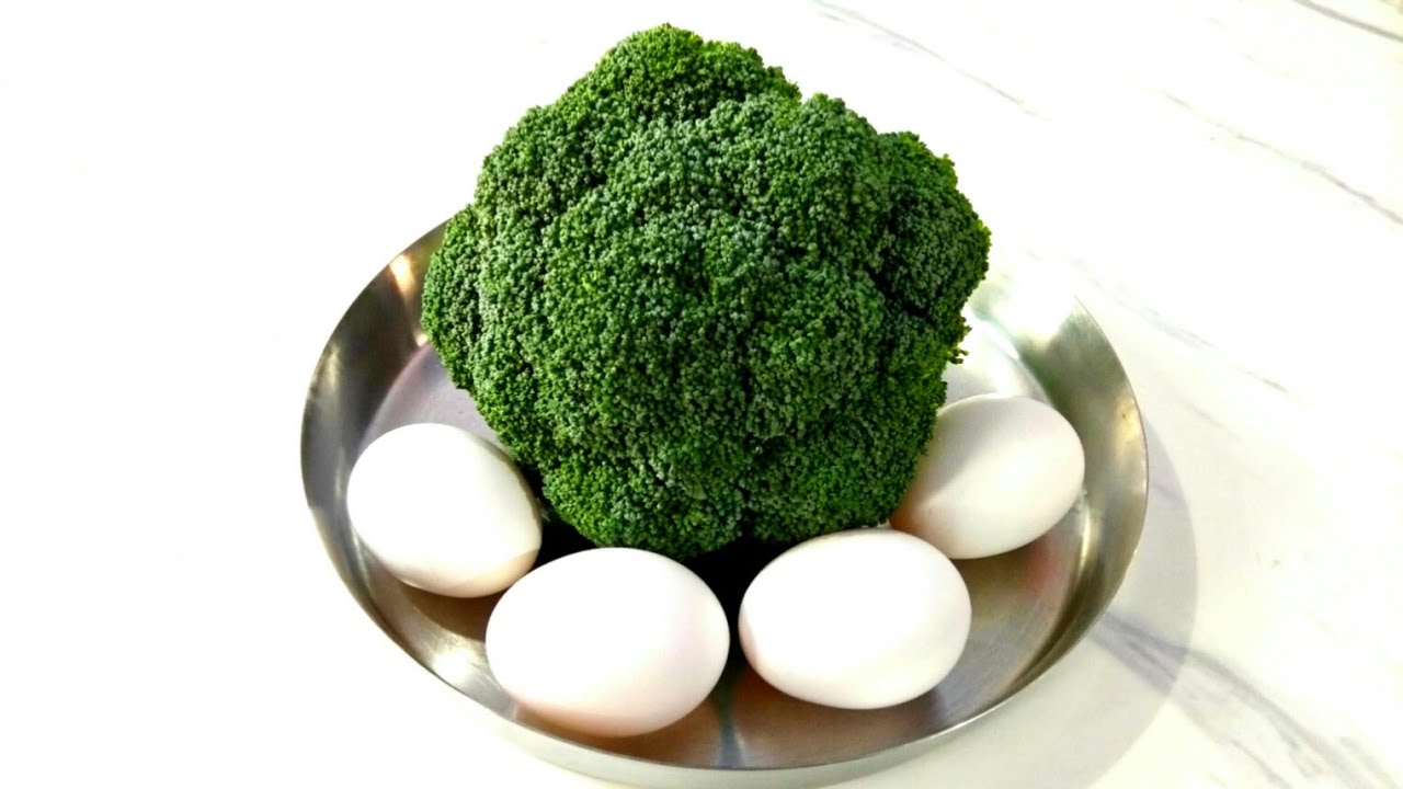 Broccoli Diye Dim, Alur Jhol || How To Cook Broccoli With Egg And ...