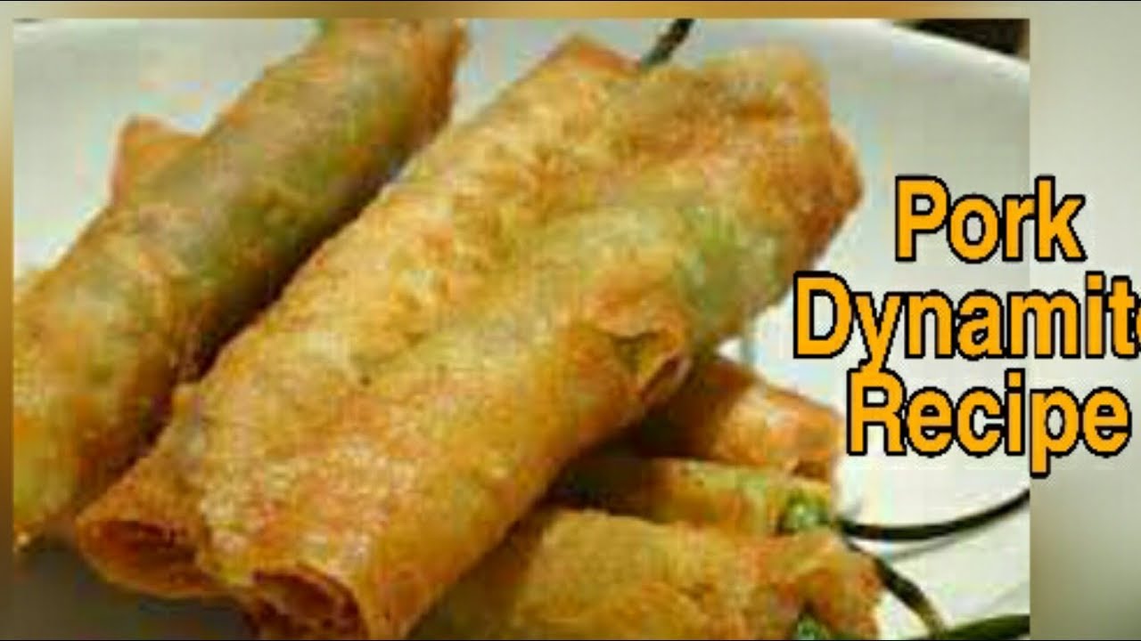 PORK DYNAMITE LUMPIA | SWEET CRAVINGS | SWEET CRAVINGS - YouTube