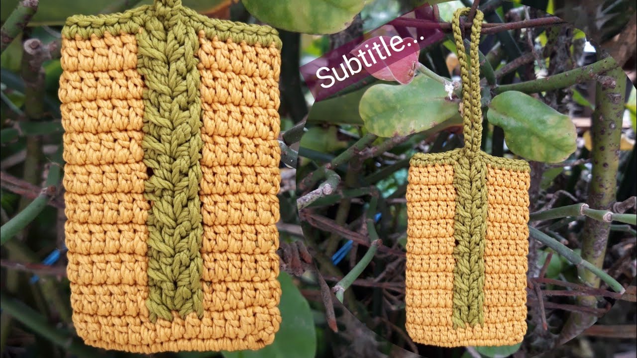 Crochet Small Pouch - Keychain - Easy Crochet Pattern by ...