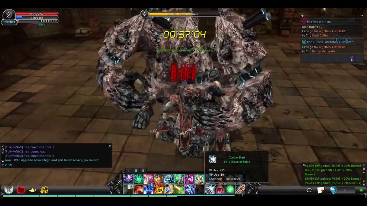 Cabal Online (EU) Muster Card : Forgottem Temple B1F ( FT1) Walkthrough ...