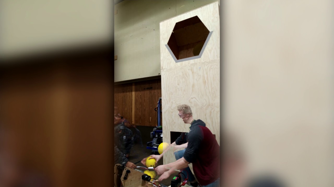 frc 2813 - close up shooter consistency test - YouTube