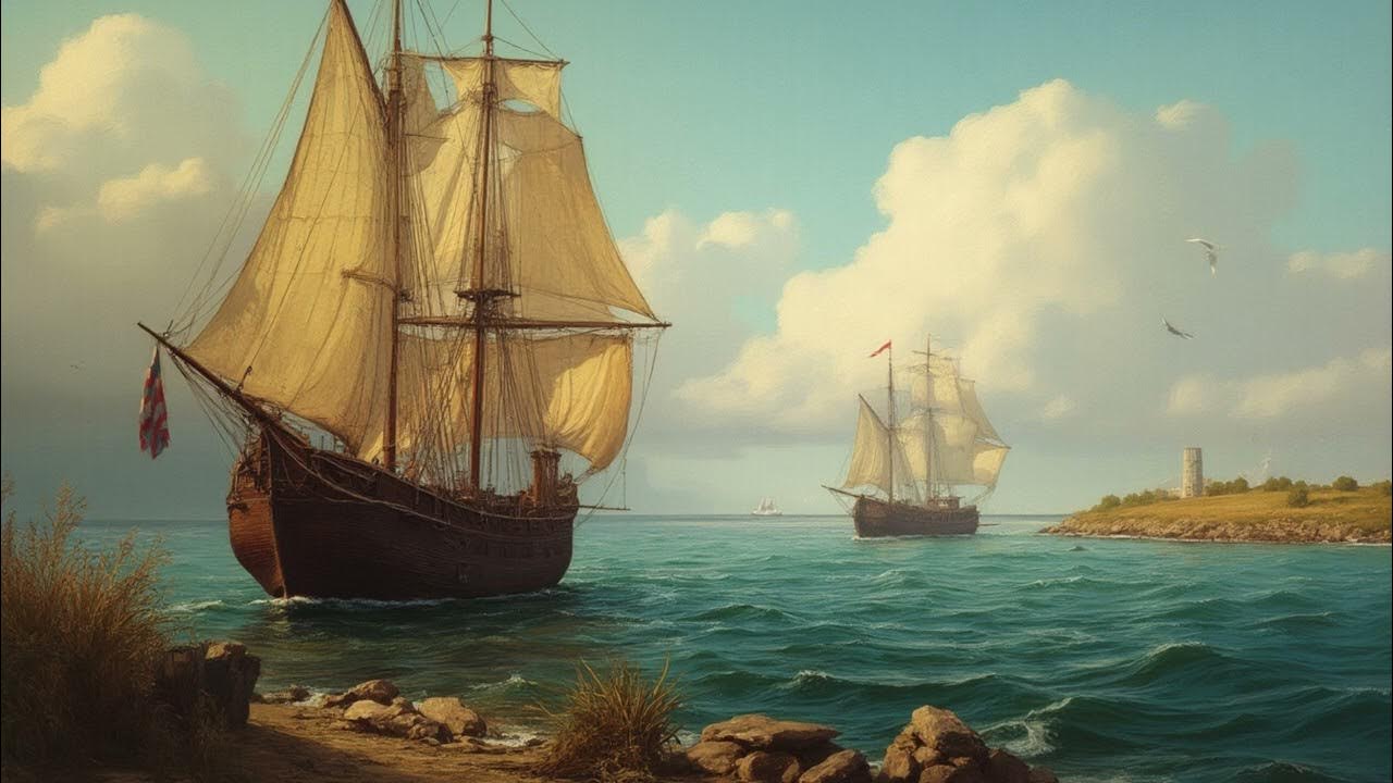 The Pilgrims’ Voyage (1600s) A Journey to the New World #ai #history # ...