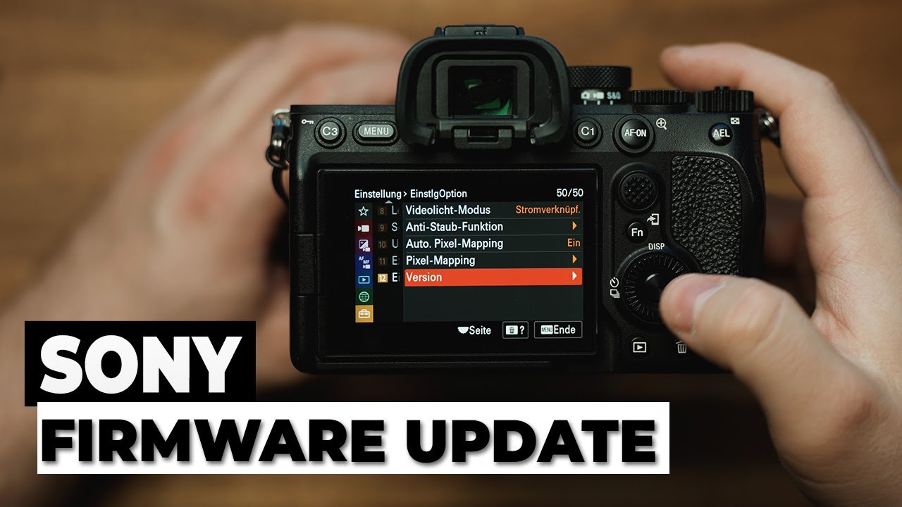 Sony Firmware Update 2024 I TUTORIAL (Deutsch) - YouTube