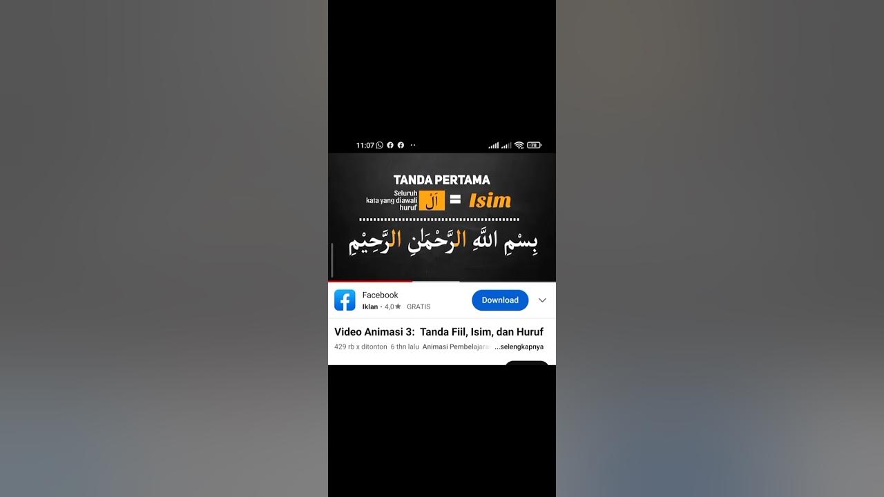 Tanda Tanda Fiil, Isim dan Huruf - YouTube