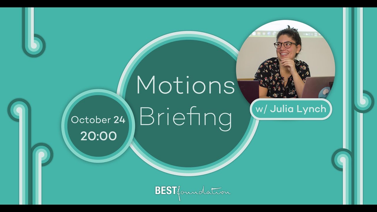 Fall 2022 Motions Briefing - YouTube