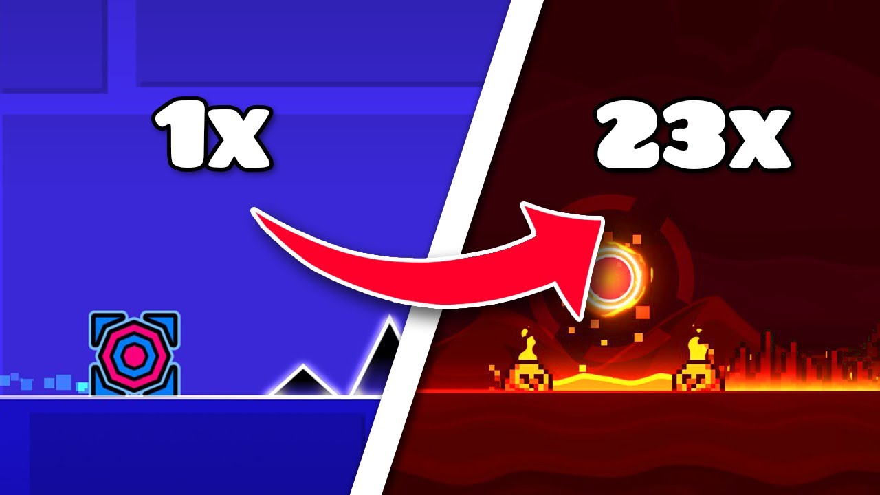 Beating every GD main level, but every new level = 1 completion (stream ...