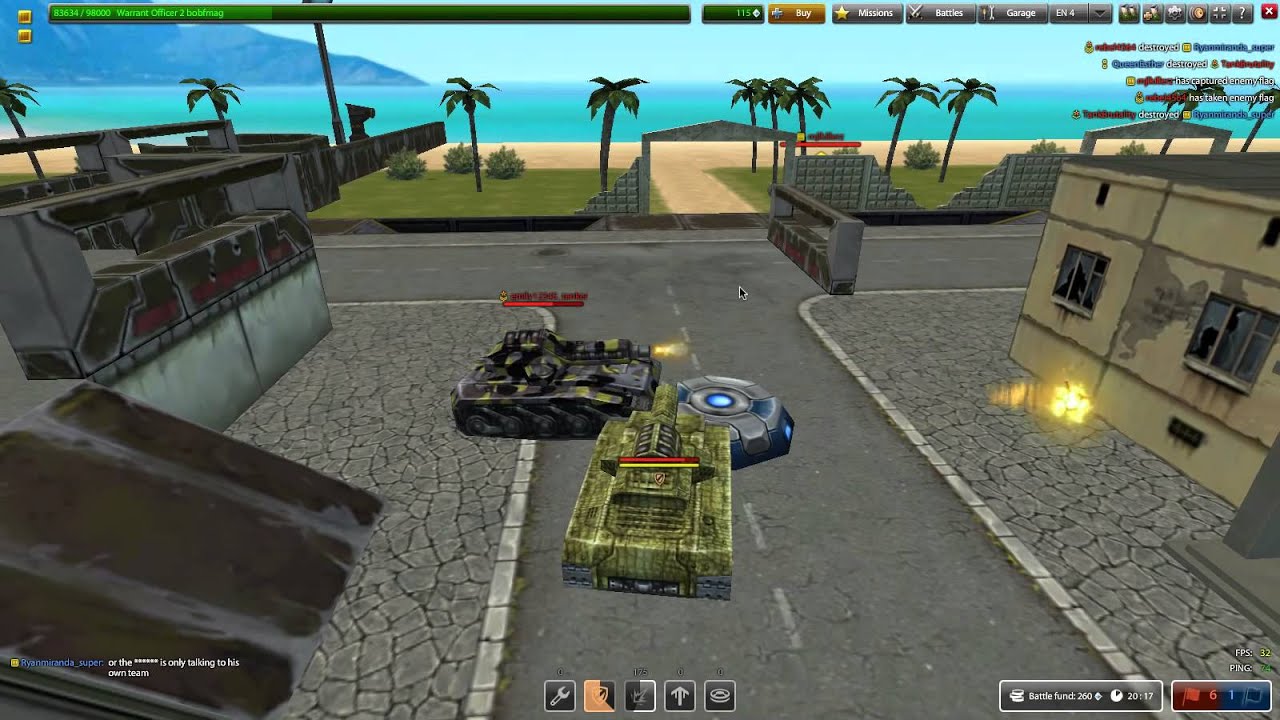 Tanki battle - YouTube