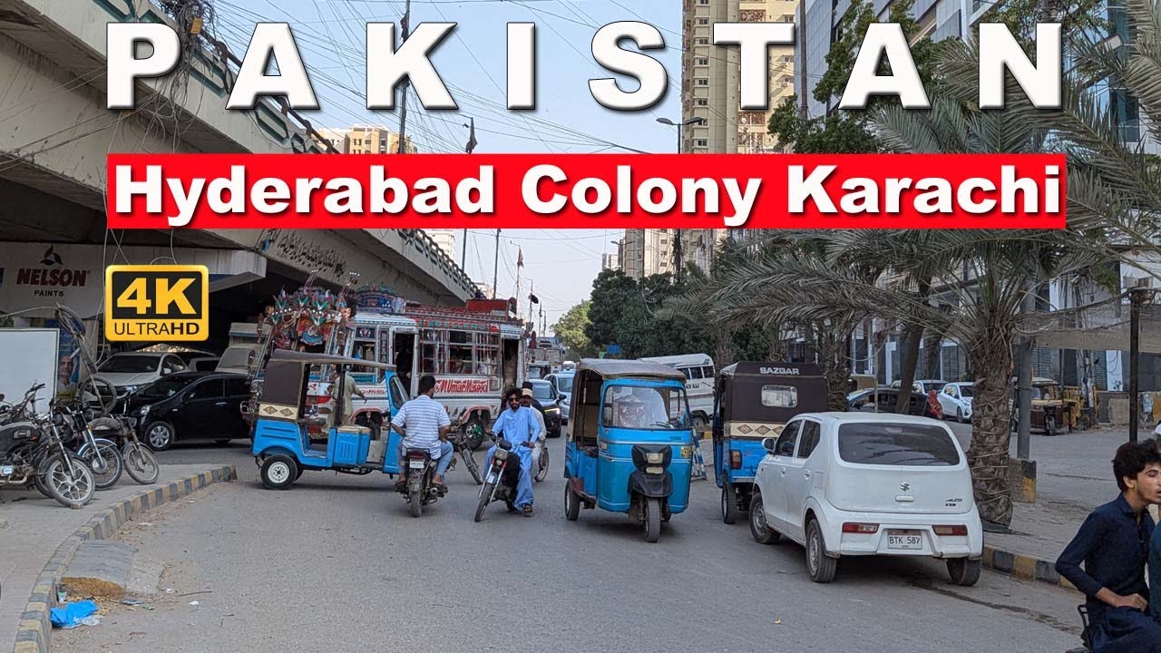 Hyderabad Colony JAIL Chowrangi Walking Tour | Karachi, Pakistan | Full ...