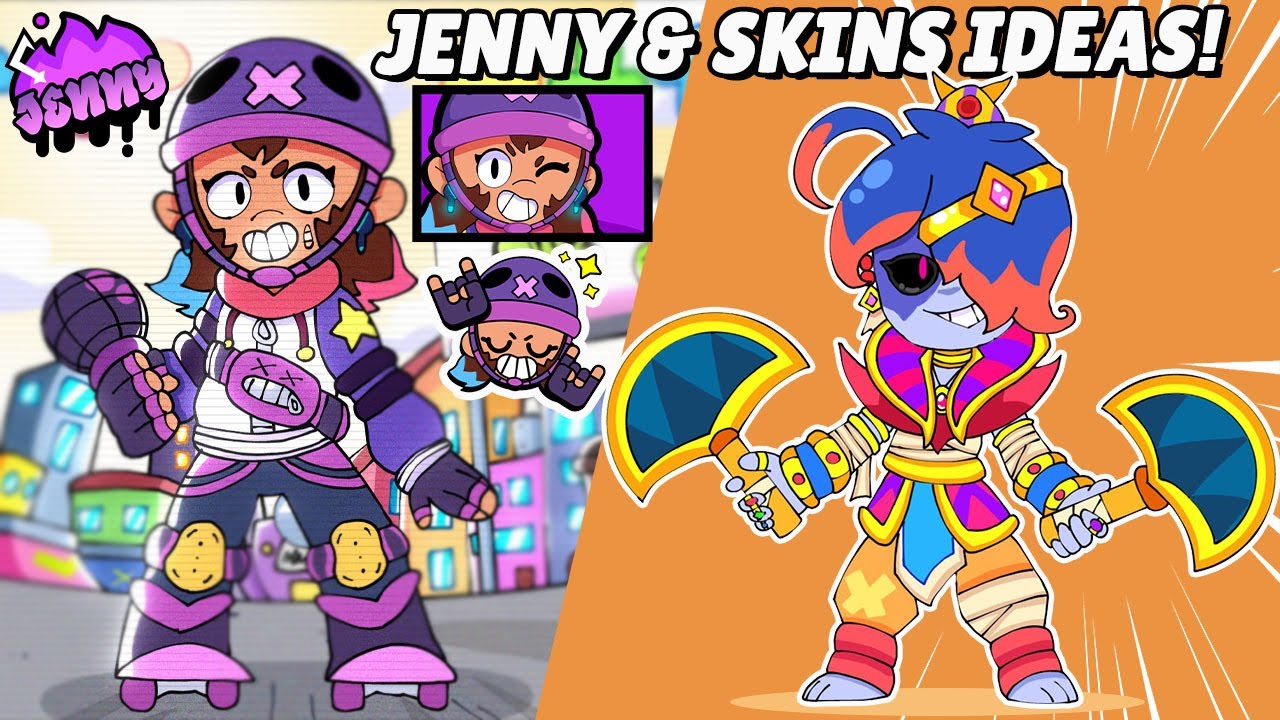 JENNY! Brawler Concept & More Skins Ideas - YouTube