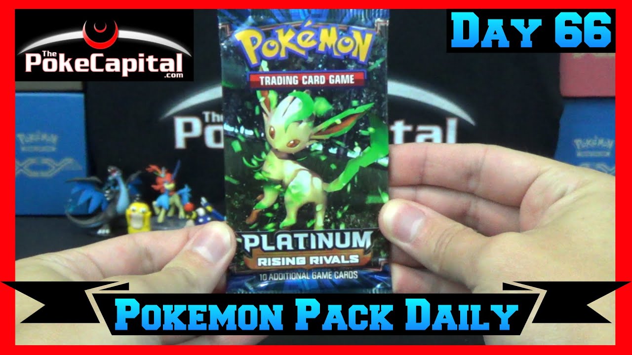 Pokemon Pack Daily Platinum Rising Rivals Booster Opening Day 66 - YouTube
