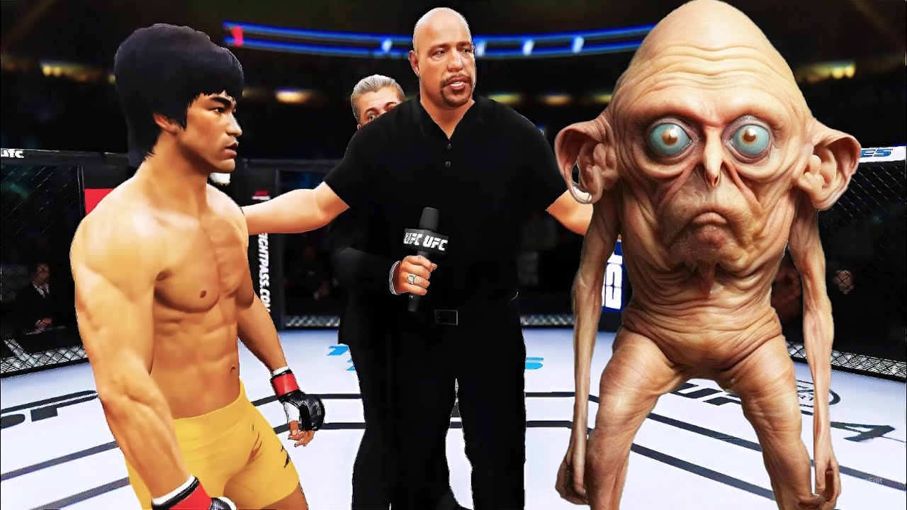 UFC 5 | Bruce Lee vs. Big Eared Freak (EA Sports UFC 5) - YouTube