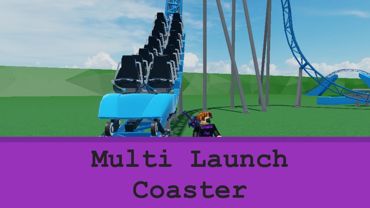 Updated Multi Launch Coaster! - Theme Park Tycoon 2 - YouTube