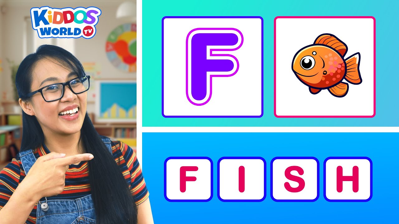 ABC Phonics and Spelling | Miss V teaches ABC Letter Sounds and ...