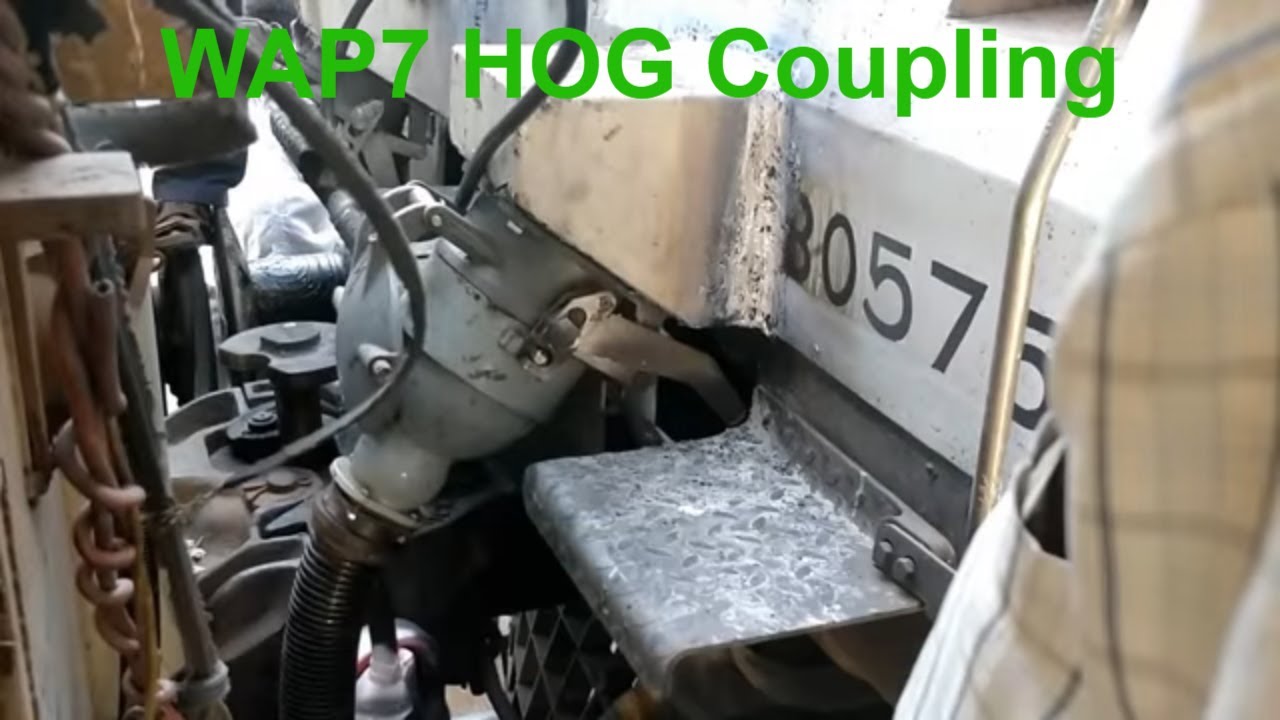 MGR Chennai Central WAP7 FULL HOG Coupling AC Double Decker Coaches ...