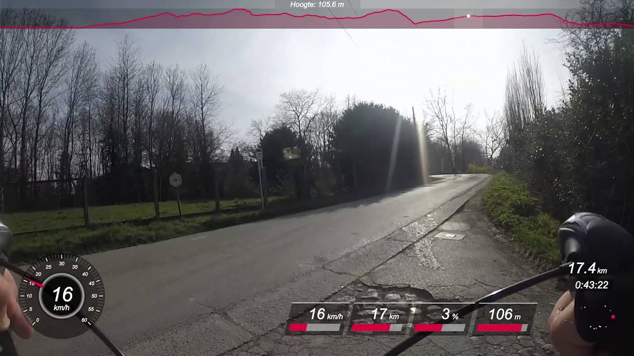 Cycling GoPro / Strava GPS overlay - YouTube