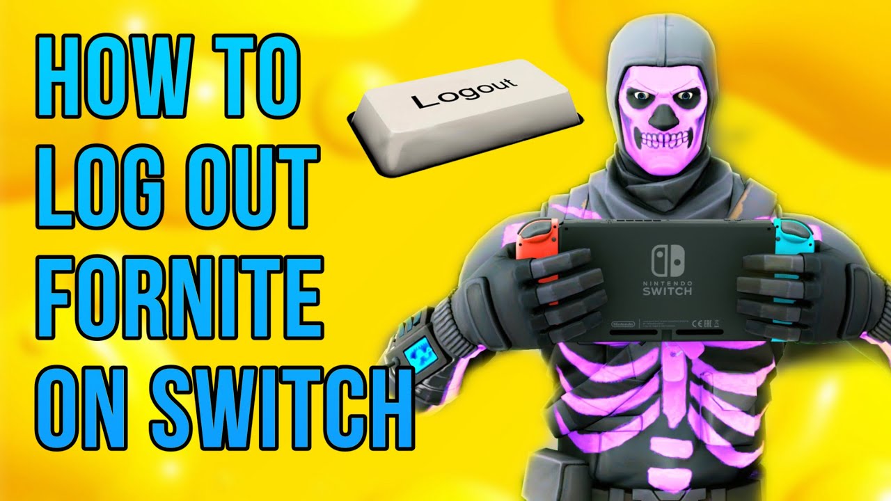 How To Logout of Fortnite from Nintendo Switch 2025 - YouTube