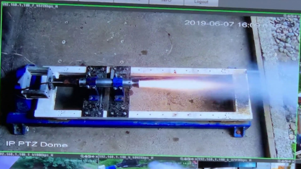 Expansion Nozzle Assembly Validation Test - 6/7/2019 - YouTube