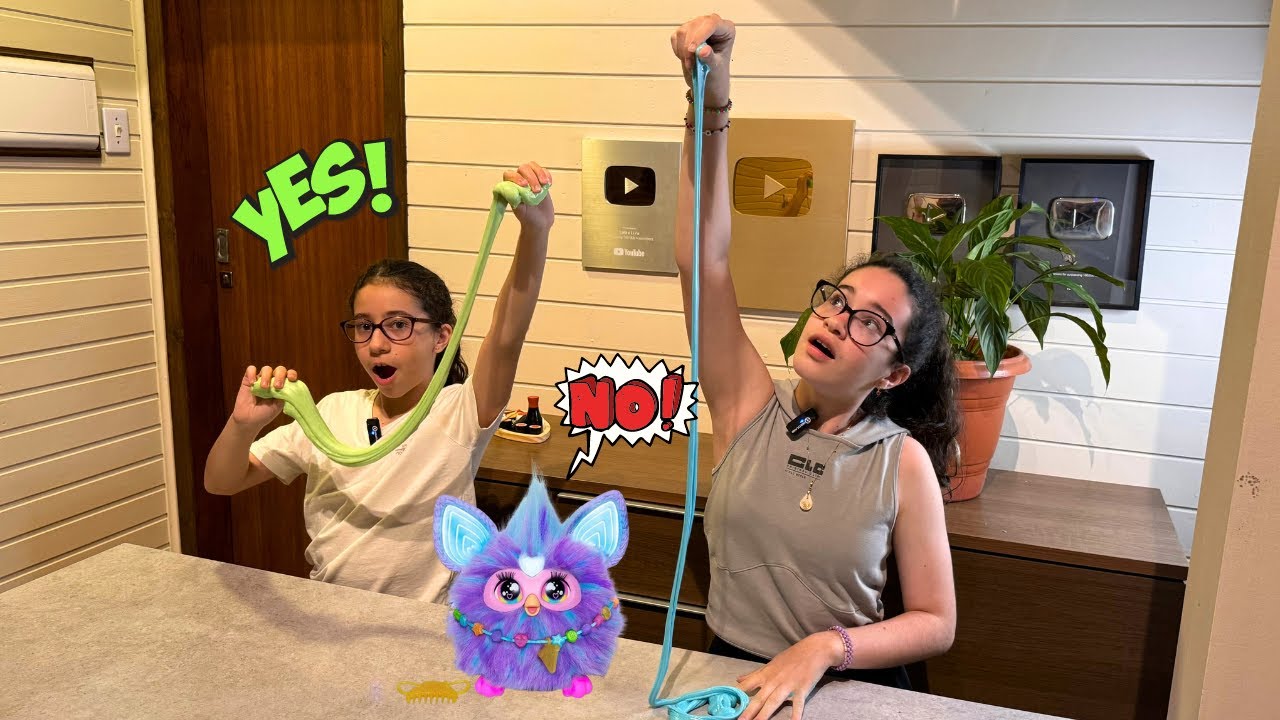 o Furby decide a Slime - YouTube