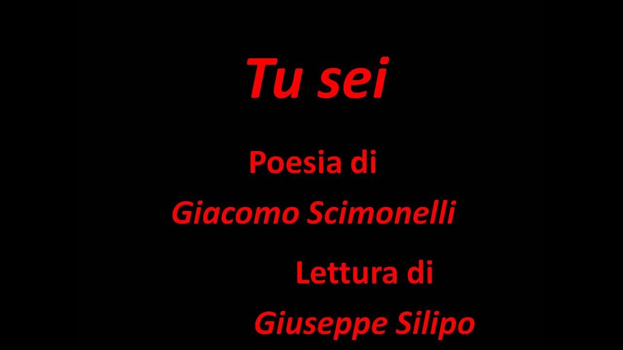 "Tu sei" Giacomo Scimonelli - YouTube