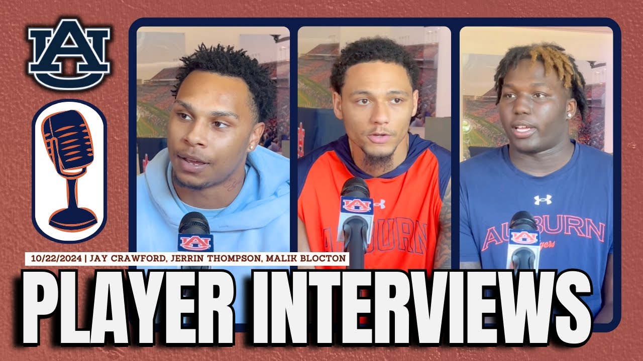 Jay Crawford and More Speak on Kentucky Week | Auburn Player Q&A 10/22 ...