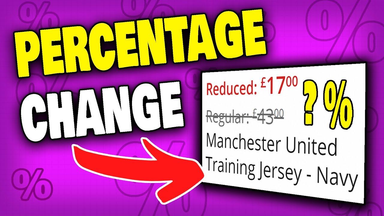 How To Do Percentage Change - Maths Level 2 Functional Skills - YouTube