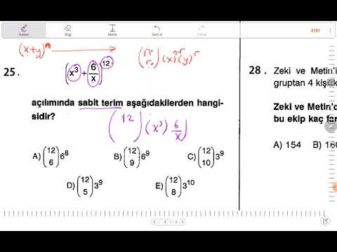 30.GÜN       Permütasyon Kombinasyon Binom Olasılık