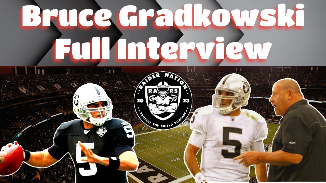 Behind The Scenes Interview with Former Raider QB, Bruce Gradkowski ...