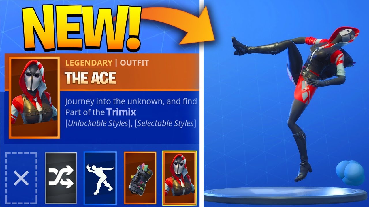 *NEW* The Ace (Starter Set) Skin "Showcase" with *LEAKED* Emotes ...