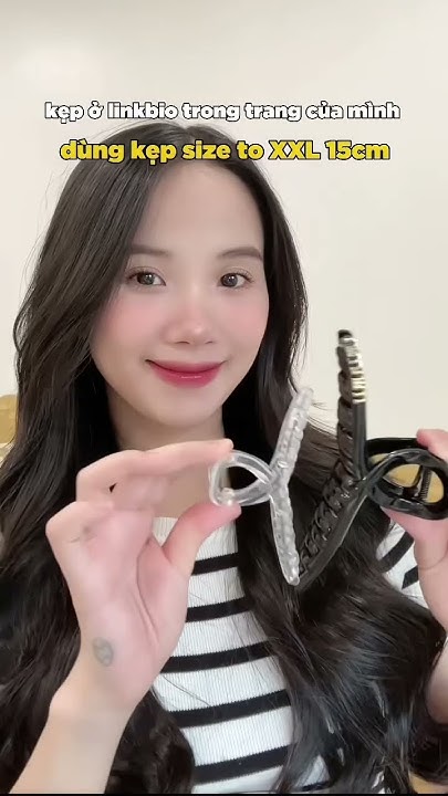 Cách kẹp cho tóc dày dài với kẹp XXL 15cm #hoahair2212 #goctocdep #tocdep #goclamdep # ...