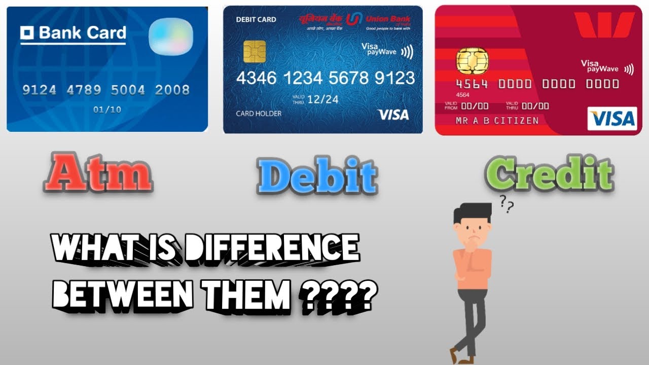 Debit v Credit v Atm cards me antar | Diffrence Between Debit v Credit ...