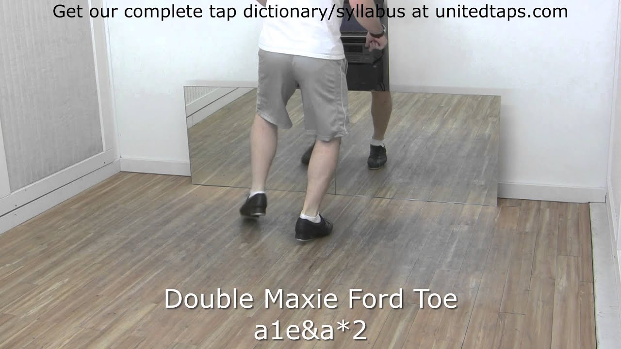 Double Maxie Ford Toe Tap Dance Move Shown by Rod Howell - YouTube
