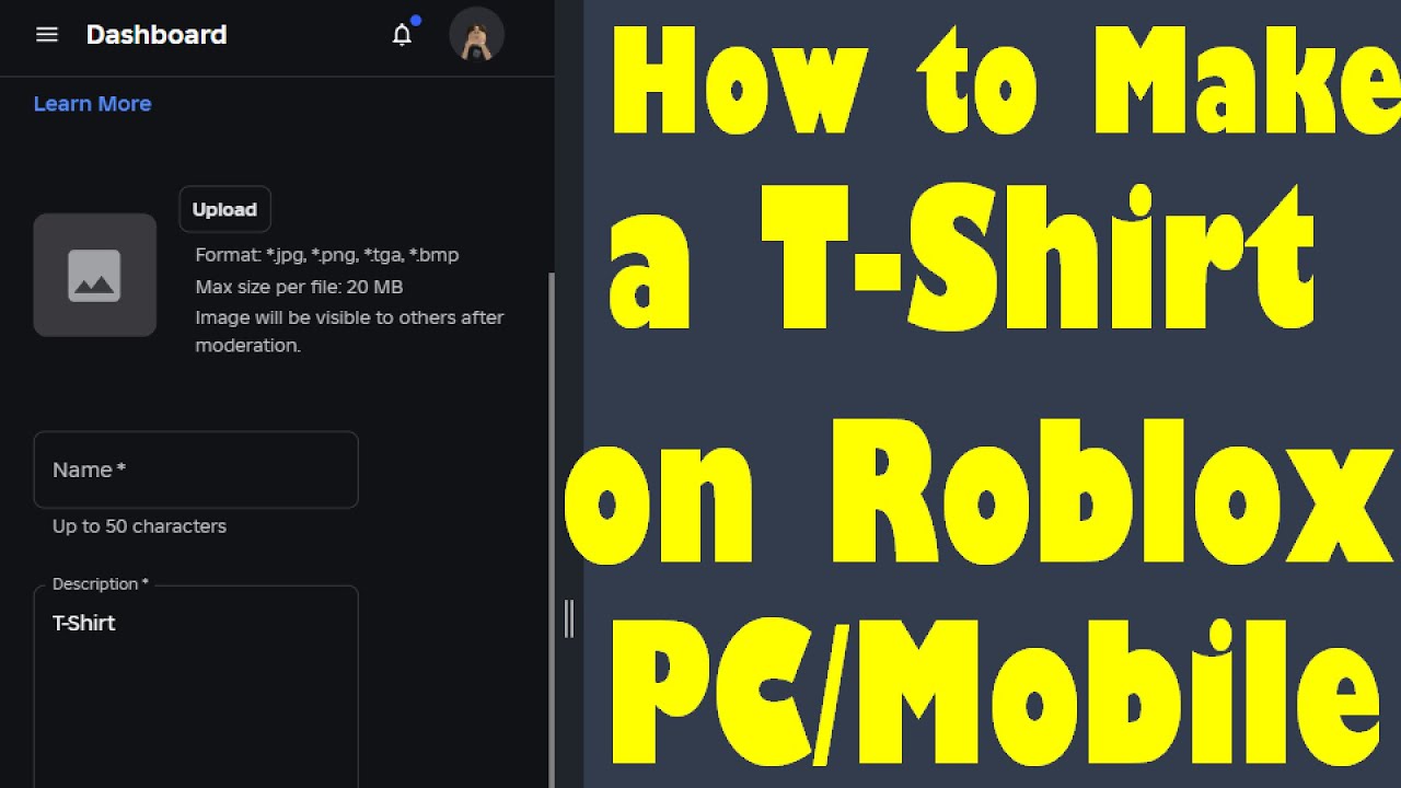 How to Make a T-Shirt on Roblox | Easy Way to Make T-Shirts in Roblox ...