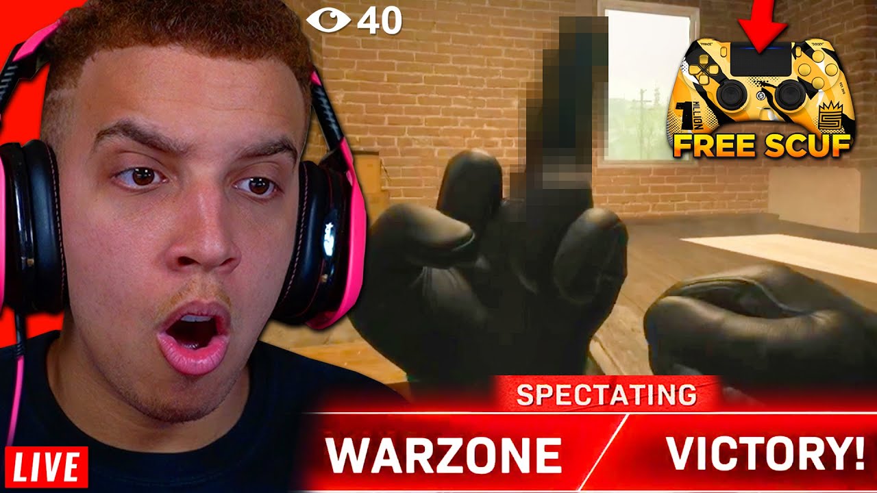 "STREAM SNIPE ME, WINNER GETS A FREE SCUF CONTROLLER!" 😈 (Warzone ...