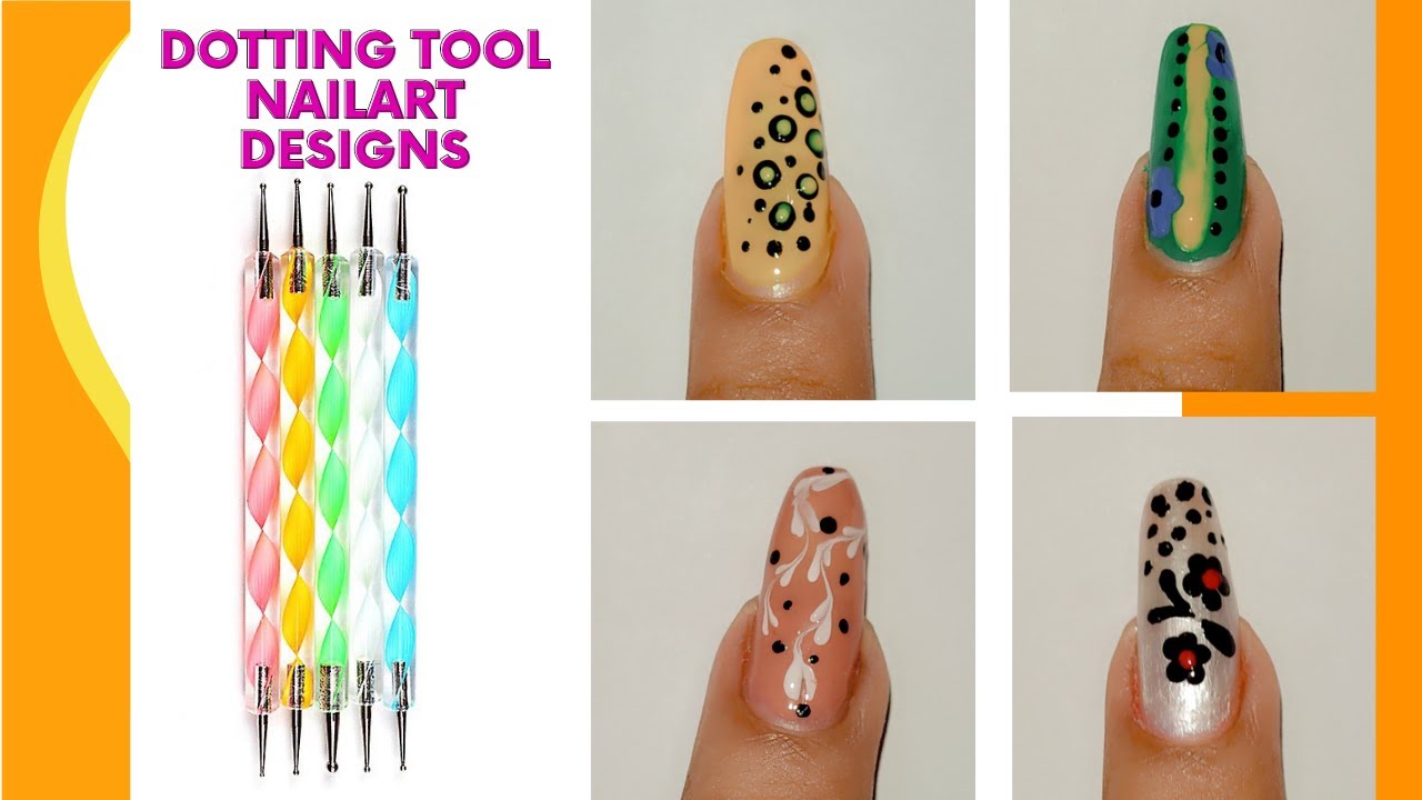 Easy Nail Art Design By Using Dotting Tools Dotting Nail Art Design easy-nail-art-design-by-using-dotting-tools-dotting-nail-art-design
