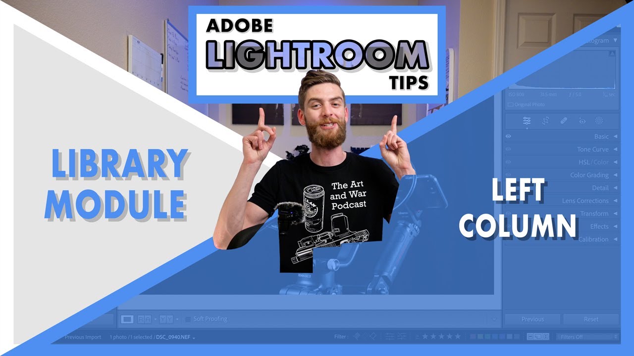 Library Module Left Column - Lightroom (Starting in Lightroom) - YouTube