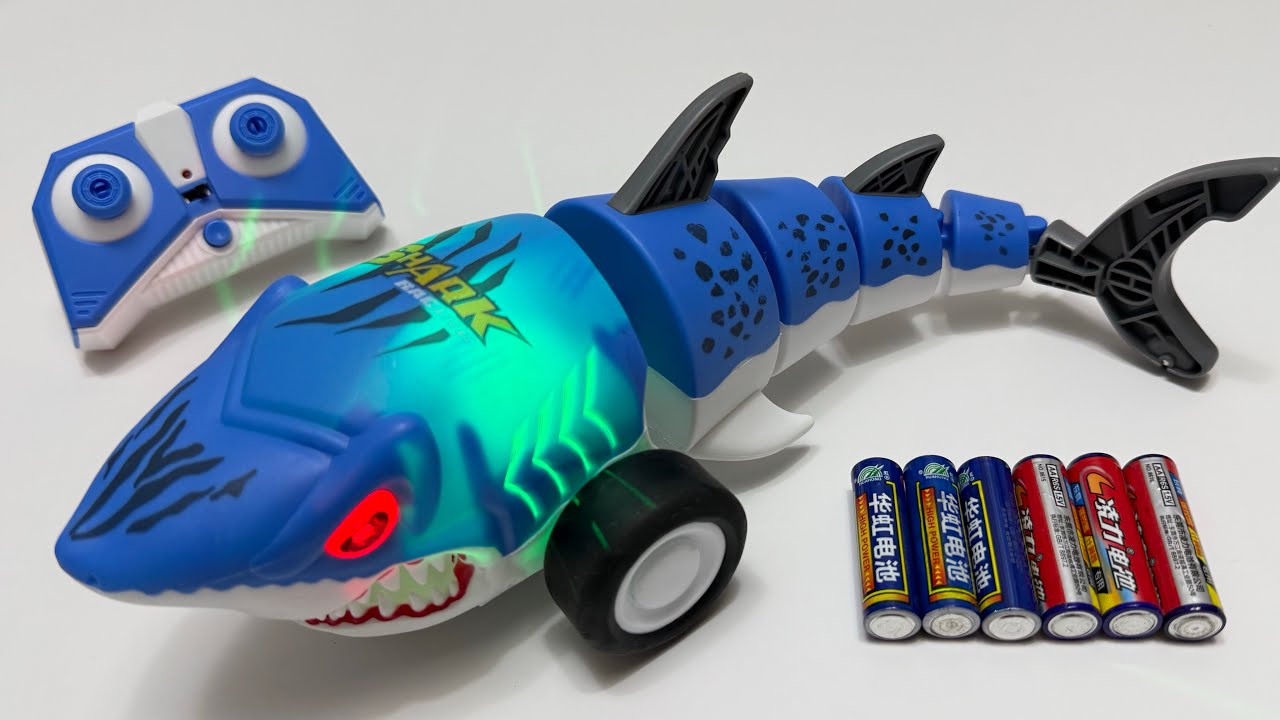 Unboxing Fierce RC Shark, Mini Pink Car, Farm Truck, Deform RC Robot ...