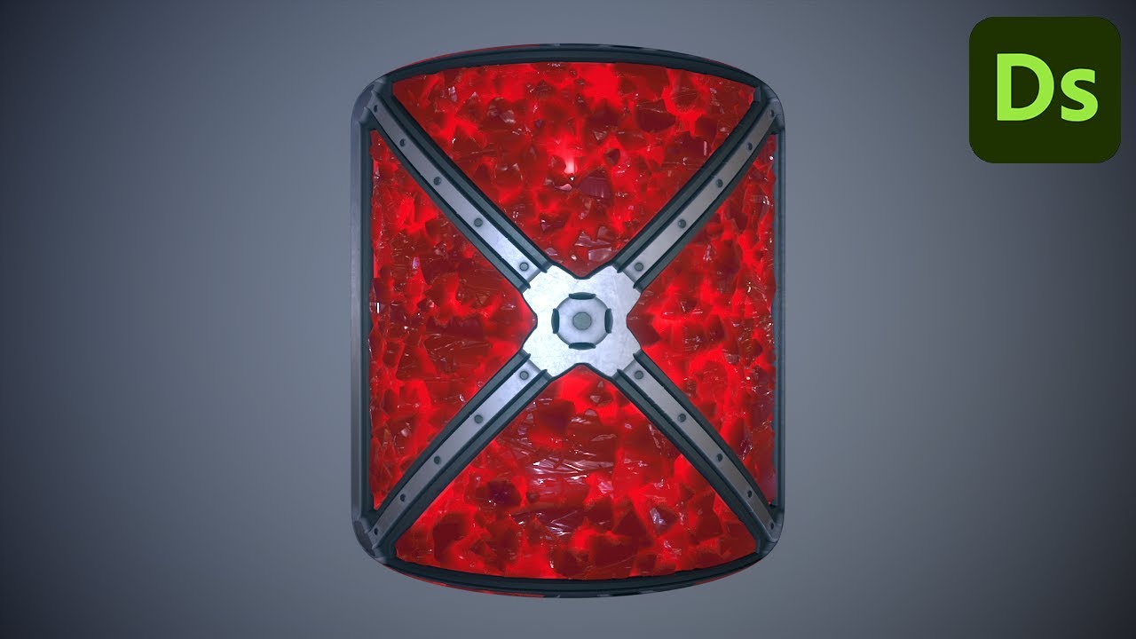 Substance Designer - Stylized Reinforced Ruby Wall - YouTube