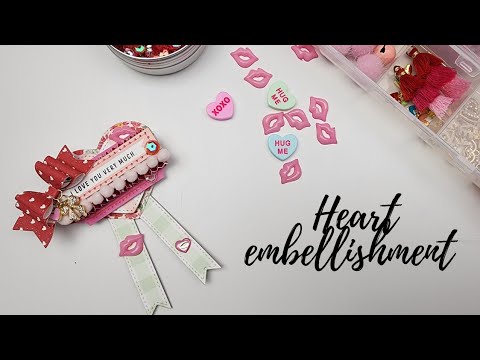 Heart Embellishment ️ - YouTube