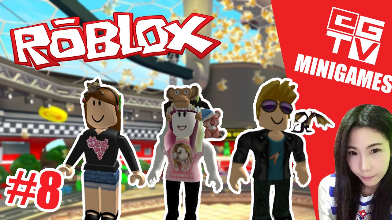 Roblox #8 - EGTV Minigames ft ProGresS89 EvaGamer (DevilMeiji) - YouTube