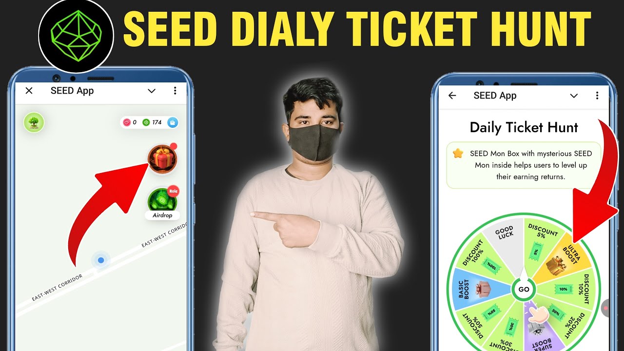 Seed Daily Ticket Hunt | Seed Lucky Wheel | Seed Airdrop Update | Seed ...