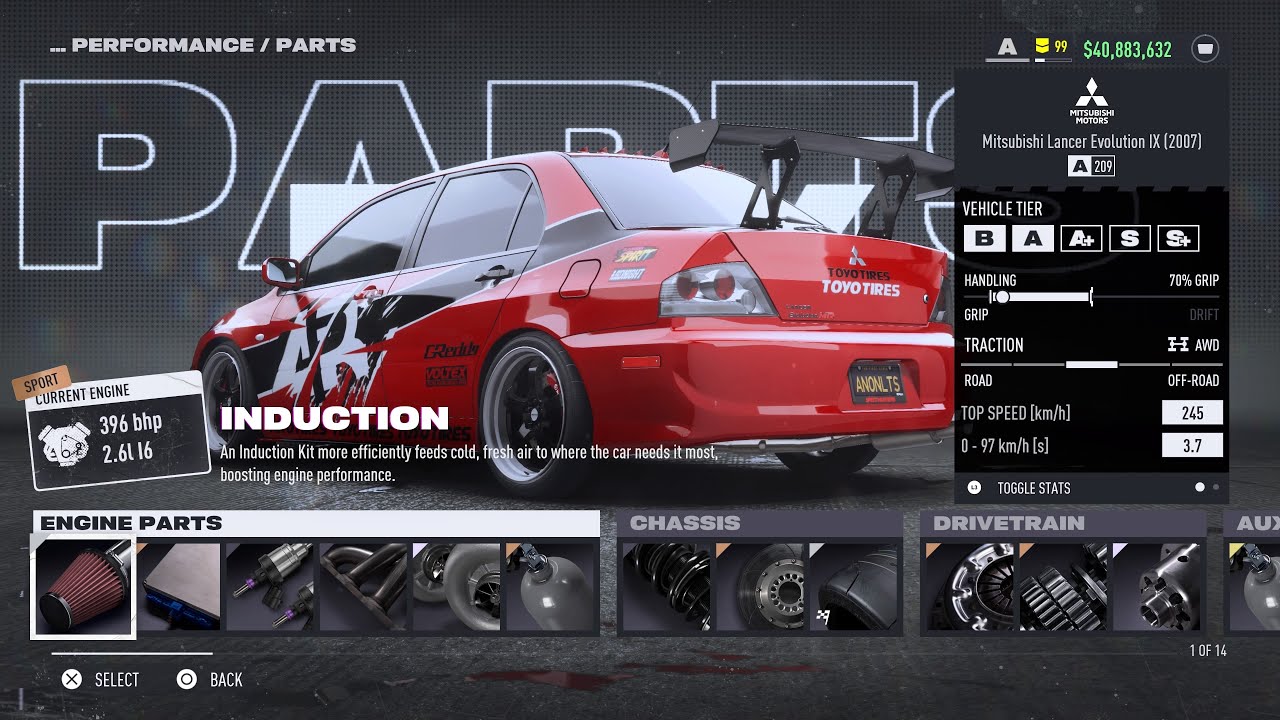 NFS Unbound | Mitsubishi Lancer Evo IX Is Fantastic W/ R34 Engine Swap ...