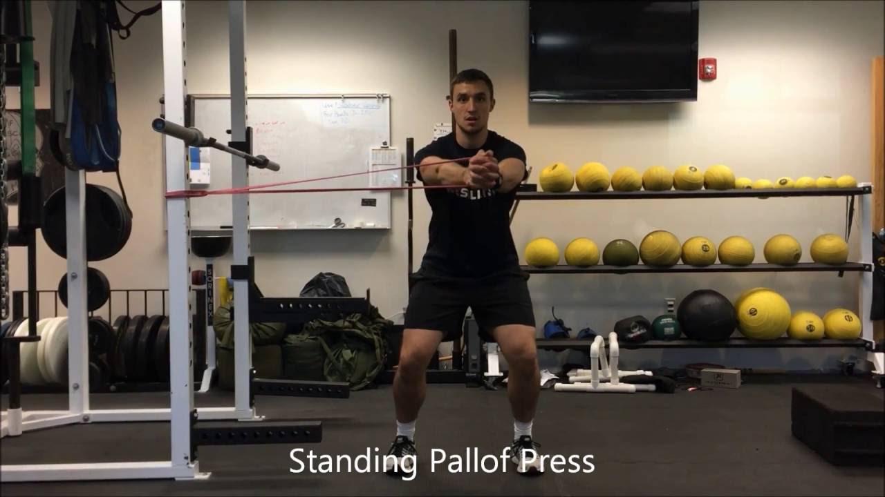 Resilient Performance PT - Standing Pallof Press - YouTube