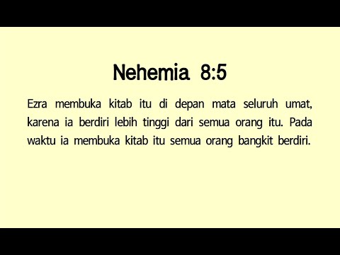 Nehemia 8:5 Menghafal Ayat Alkitab - YouTube